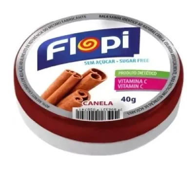 Bala Flopi Sem Açúcar Hortelã e Canela 40g | Farmácias Nissei