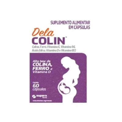 Suplemento Alimentar Dela Colin para Gestantes 60 Cápsulas