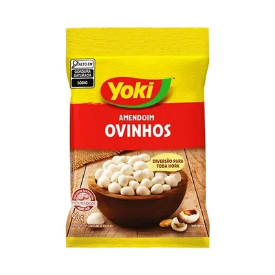 Ovinhos de Amendoim Polvilho Yoki Pacote 90g | Farmácias Nissei