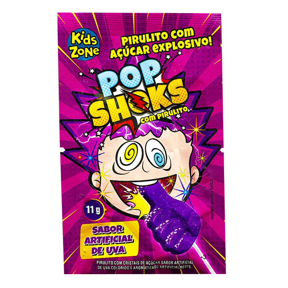Pirulito Kids Zone Pop Shocks 11G | Farmácias Nissei