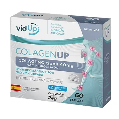 Vidup Colagenup Colágeno Tipo 2 40mg 60 Cápsulas | Farmácias Nissei