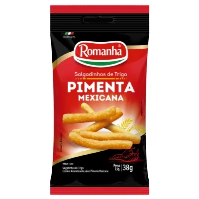 Salgadinho Romanha Pimenta Mexicana 38G | Farmácias Nissei