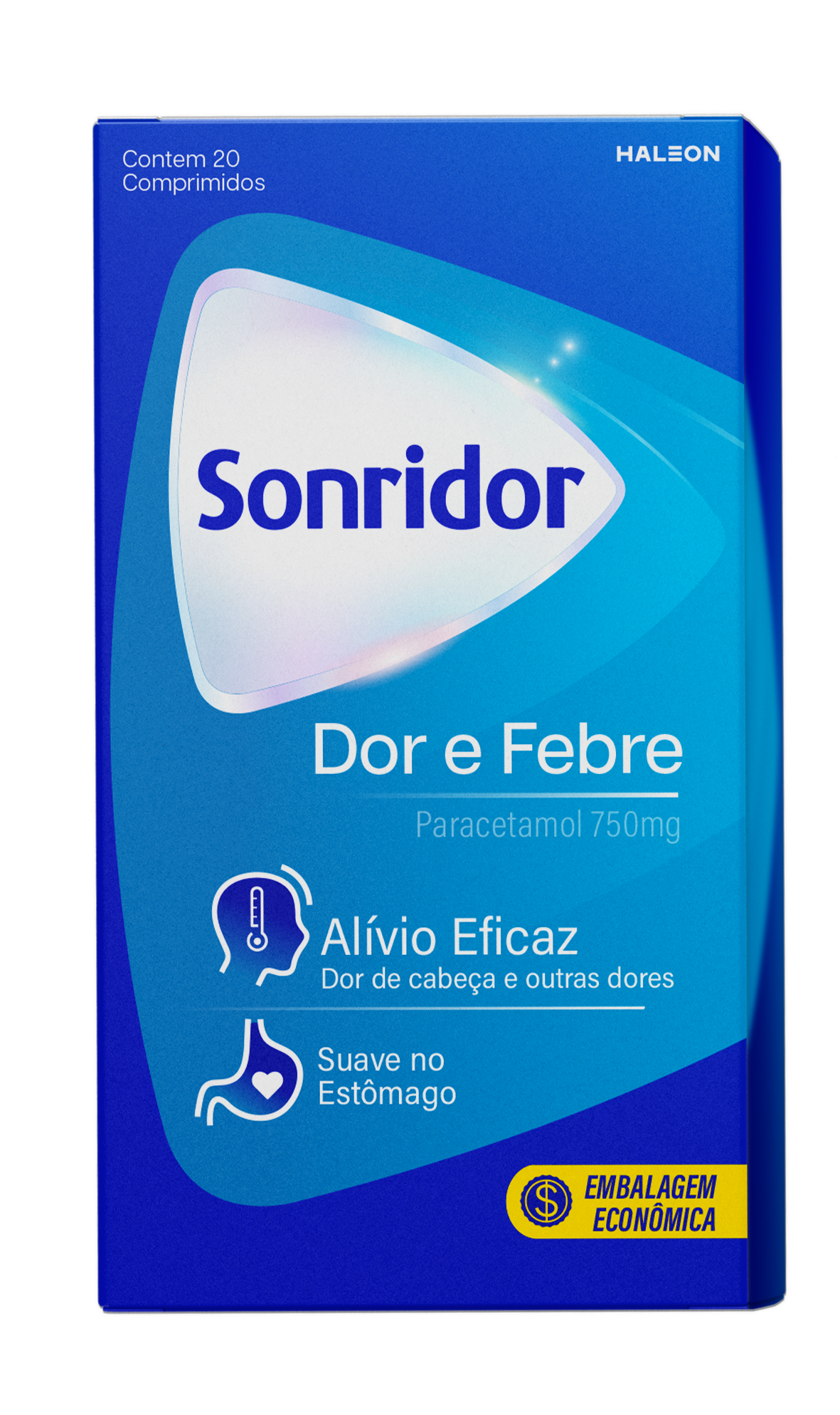 Sonridor Dor e Febre 750mg 20 Comprimidos