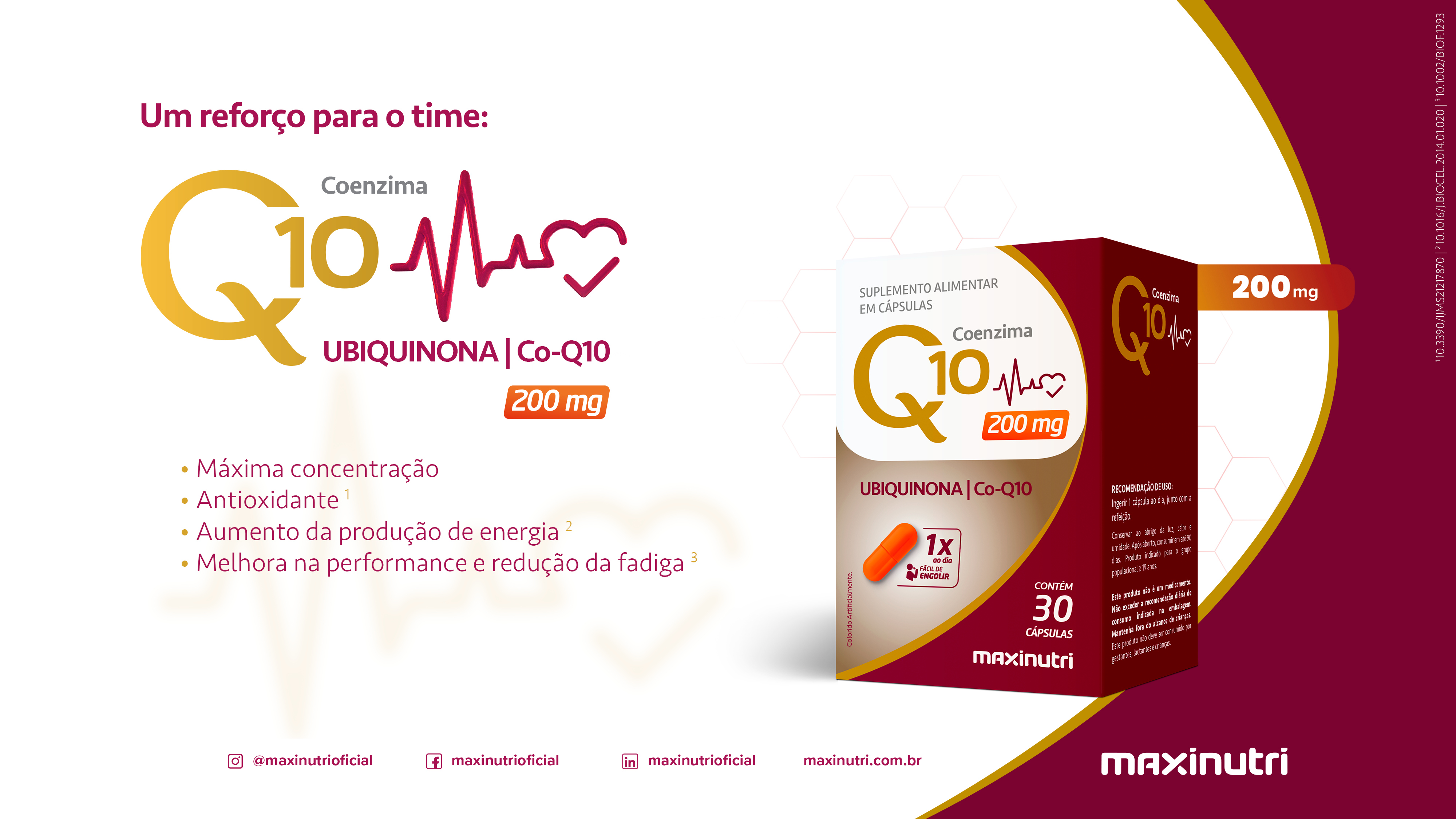 Coenzima Q10 Gold 200mg 30 Capsulas | Farmácias Nissei