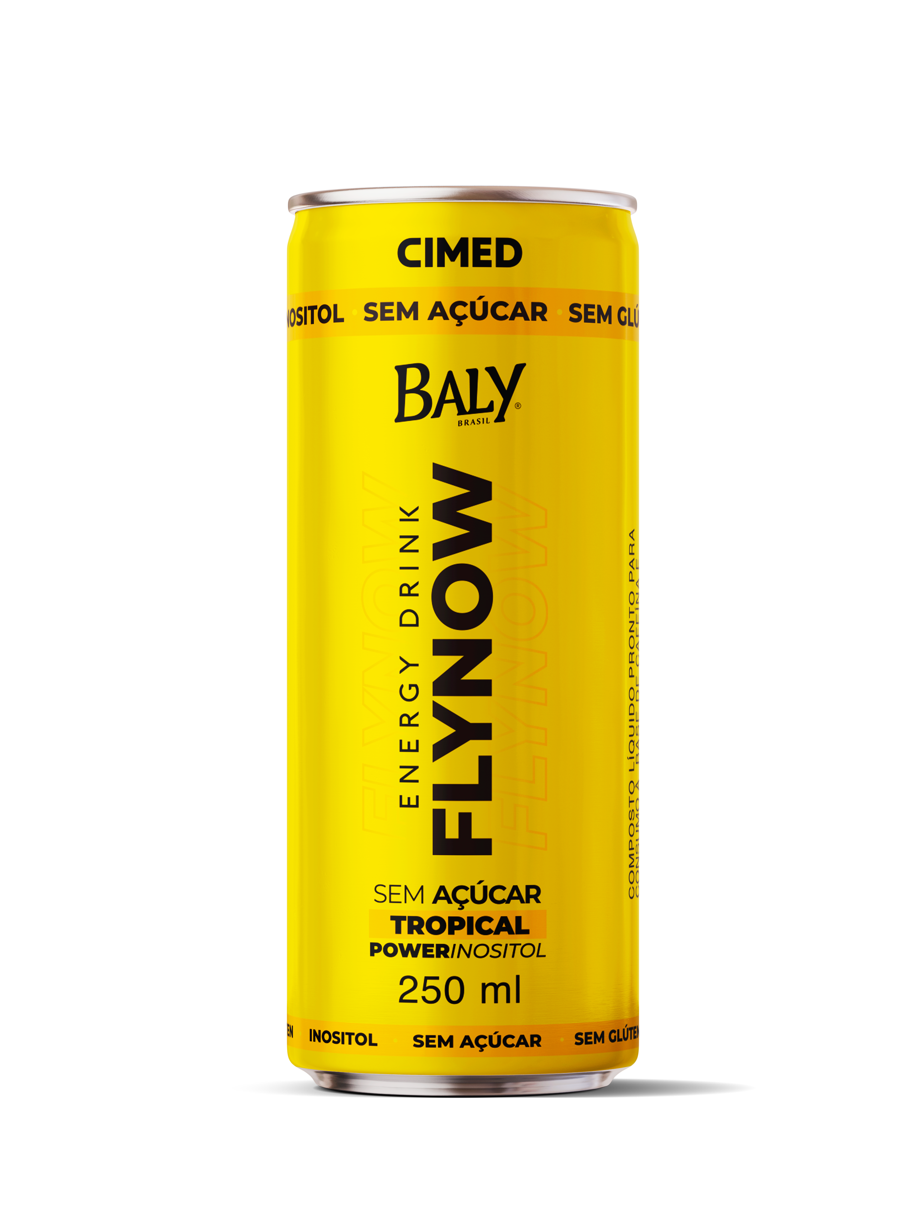 Energético Tropical Power Inositol Zero Açúcar Baly Flynow 250ml