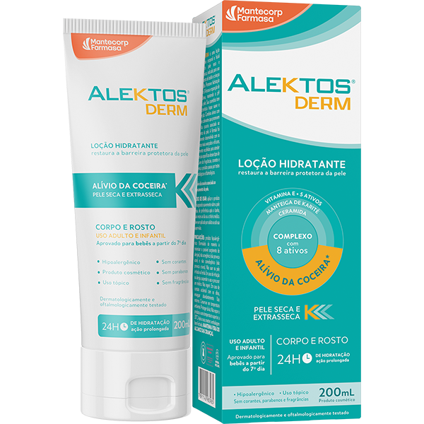 Loção Hidratante Mantecorp Alektos Derm Corpo e Rosto 200ml | Farmácias ...