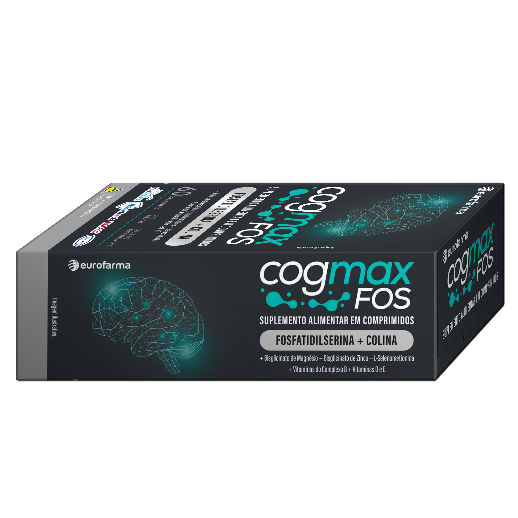Suplemento Alimentar Cogmax Fos 60 Comprimidos | Farmácias Nissei