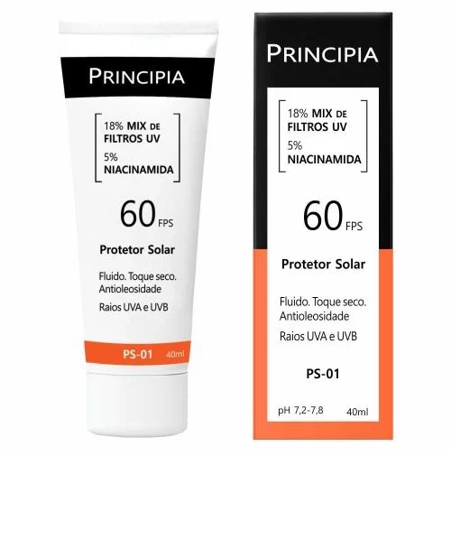 Protetor Solar Principia Facial Ts Antioleosidade Fps 60 Ps-01 40ml ...
