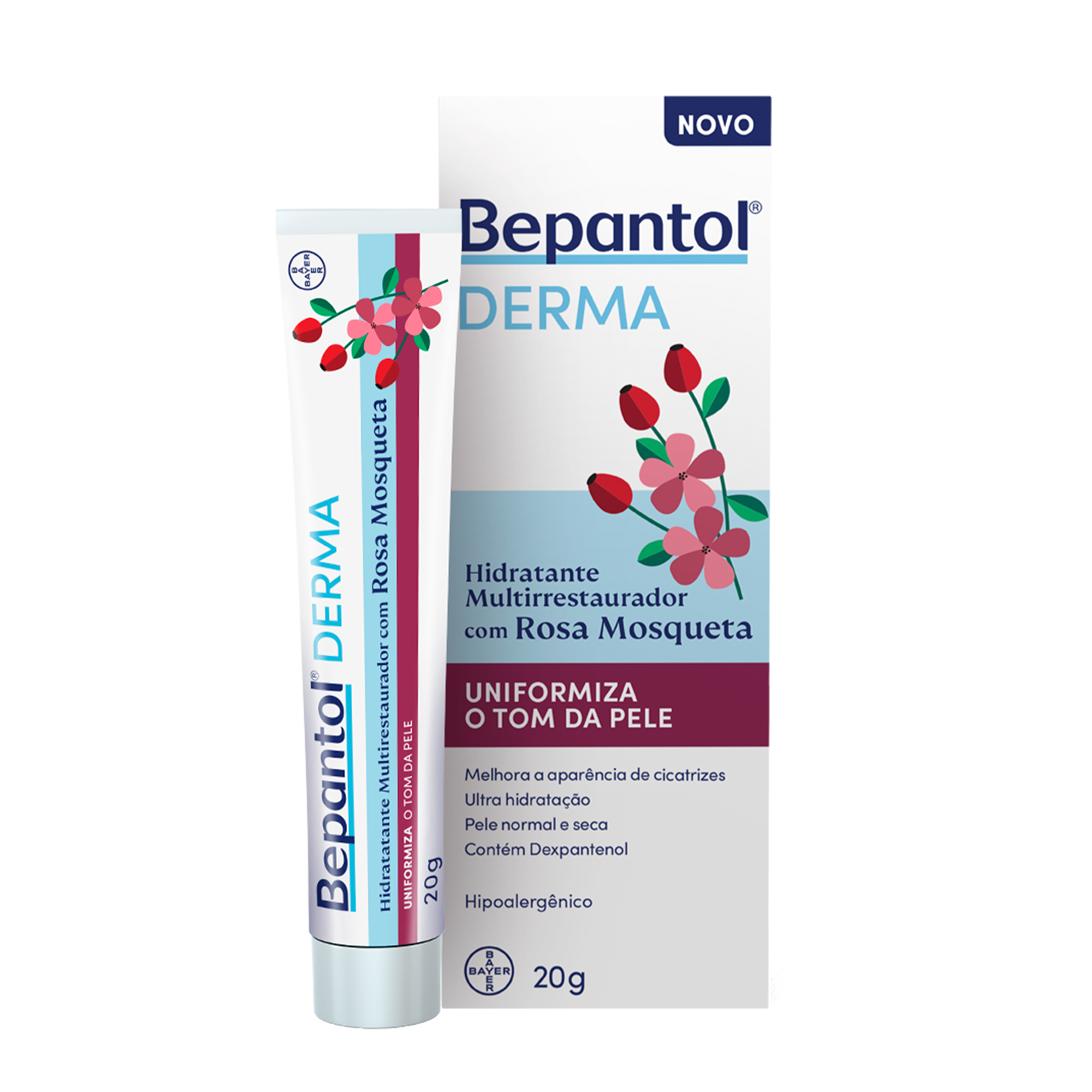 Bepantol Derma Rosa Mosqueta 20g | Farmácias Nissei