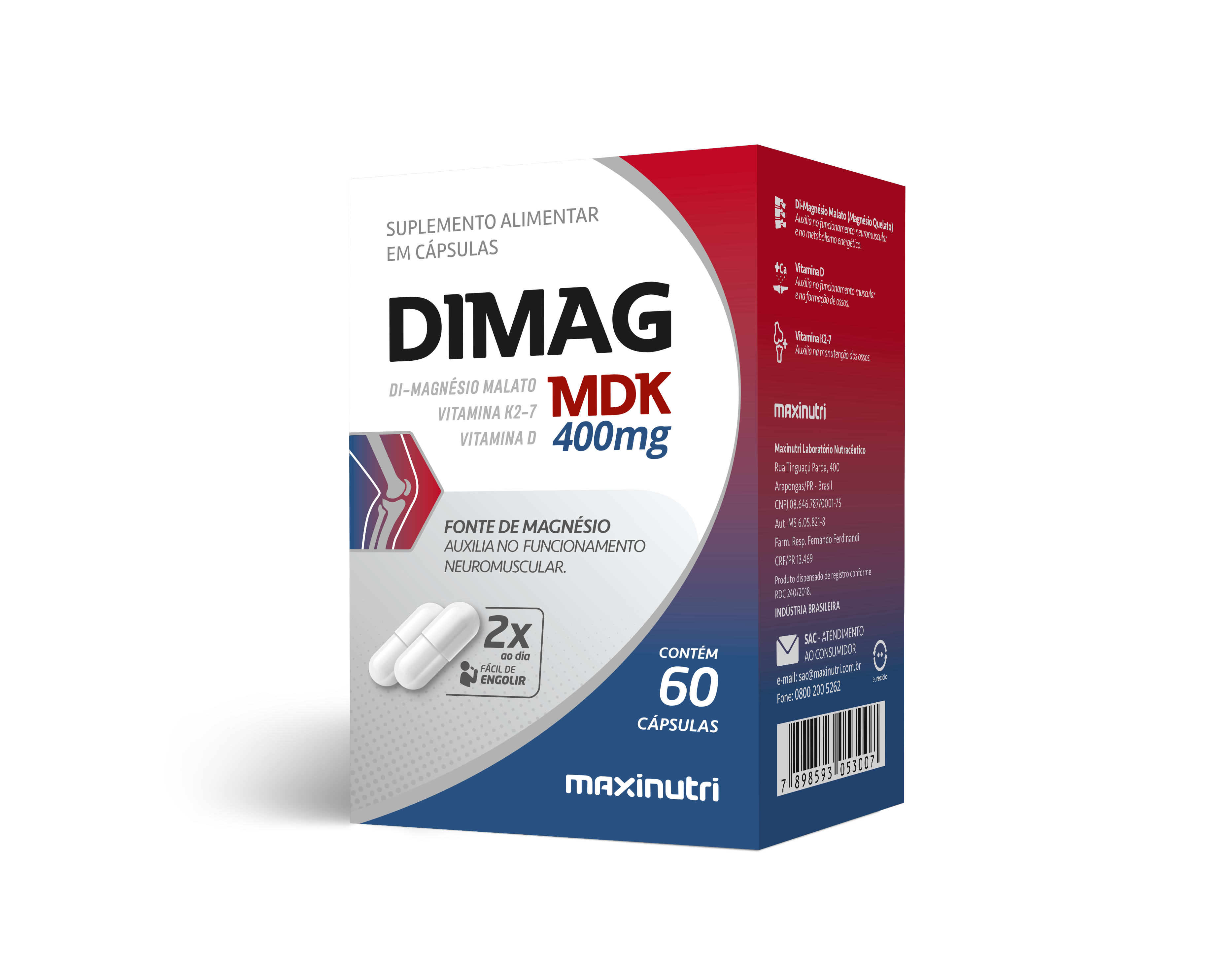 Dimag MDK 60 Cápsulas | Farmácias Nissei