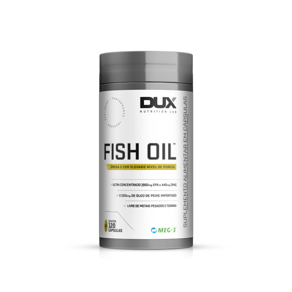 Ômega 3 Dux Nutrition 2.000mg Lab Fish Oil Com 120 Cápsulas