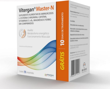 Vitergan Master N 70 Comprimidos | Farmácias Nissei