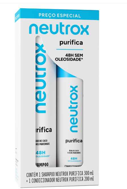Kit Neutrox Purifica Shampoo 300ml + Condicionador 200ml | Farmácias Nissei